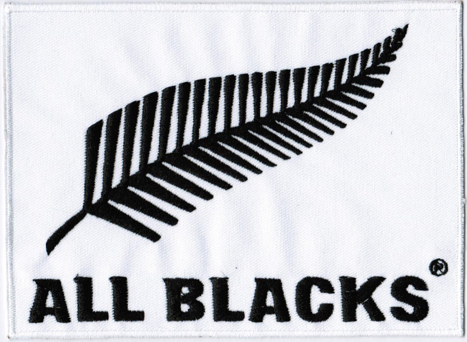 New Zealand National Rugby Union Team All Blacks Badge Iron On | Etsy