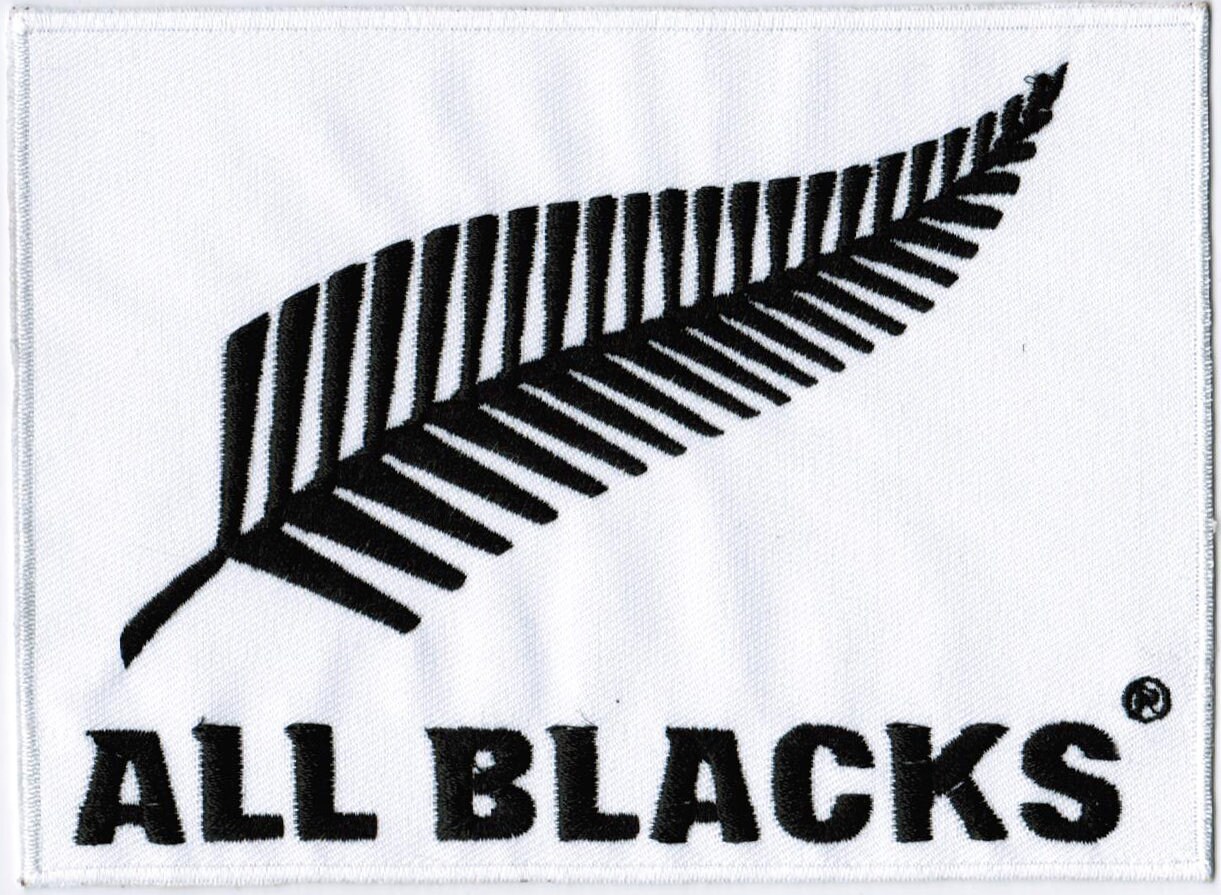 New Zealand National Rugby Union Team All Blacks Badge Iron On | Etsy
