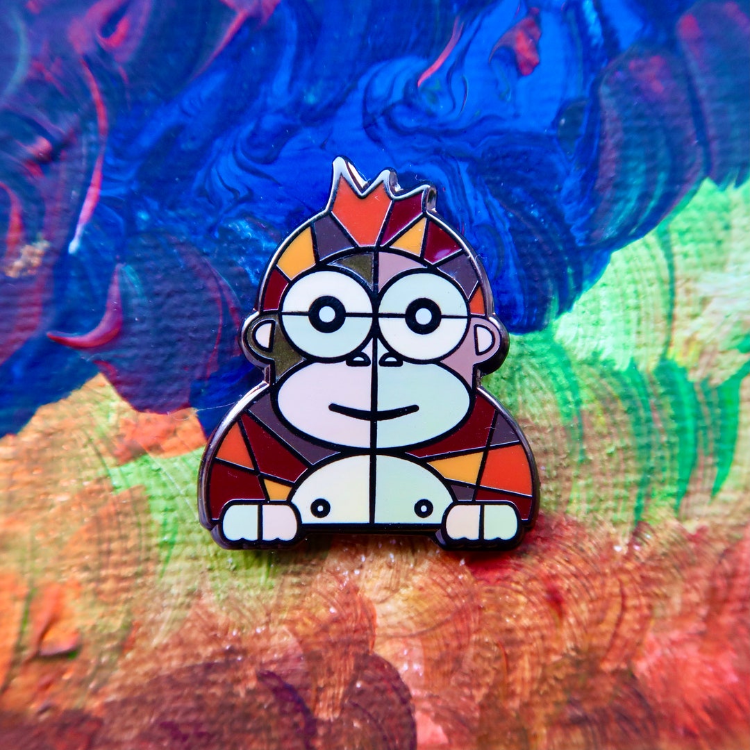 Foreverwild Orangutan Pin Badge (25mm) - Environment, Nature, Monkey ...