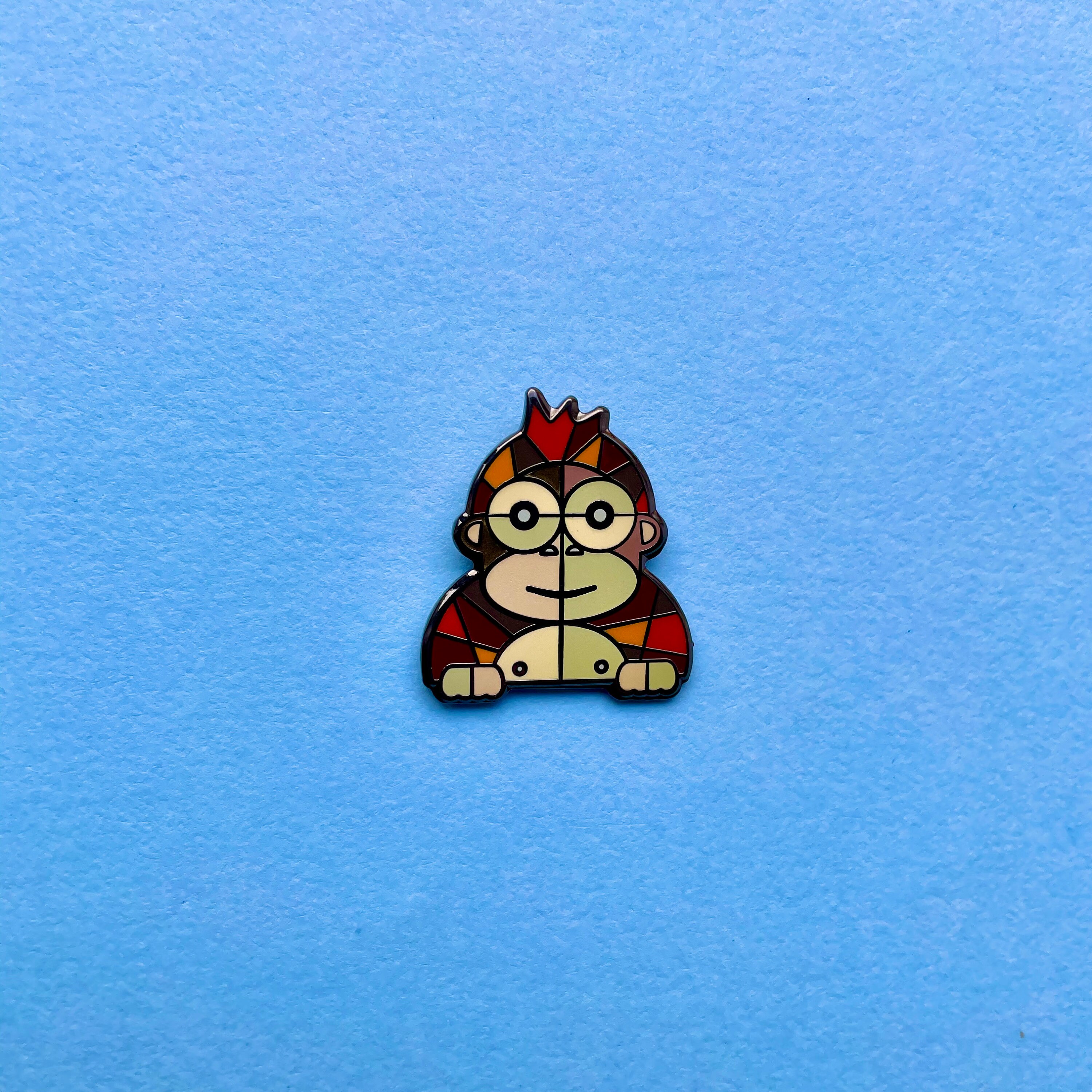 Foreverwild Orangutan Pin Badge 25mm Environment, Nature, Monkey ...