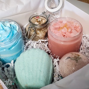 Organic Beach Spa Kit | Beachy Spa Kit | Beach Spa Box | Beach Bath Box ...
