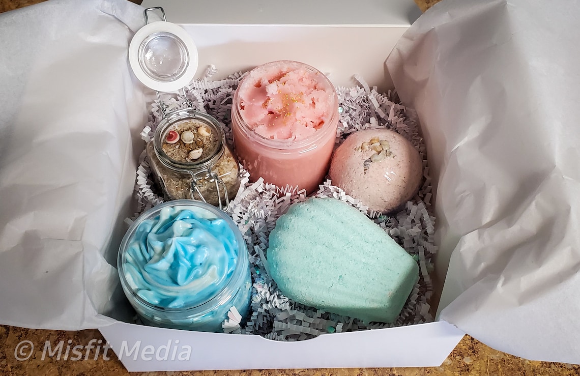Organic Beach Spa Kit Beachy Spa Kit Beach Spa Box Beach | Etsy