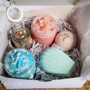 Organic Beach Spa Kit | Beachy Spa Kit | Beach Spa Box | Beach Bath Box ...