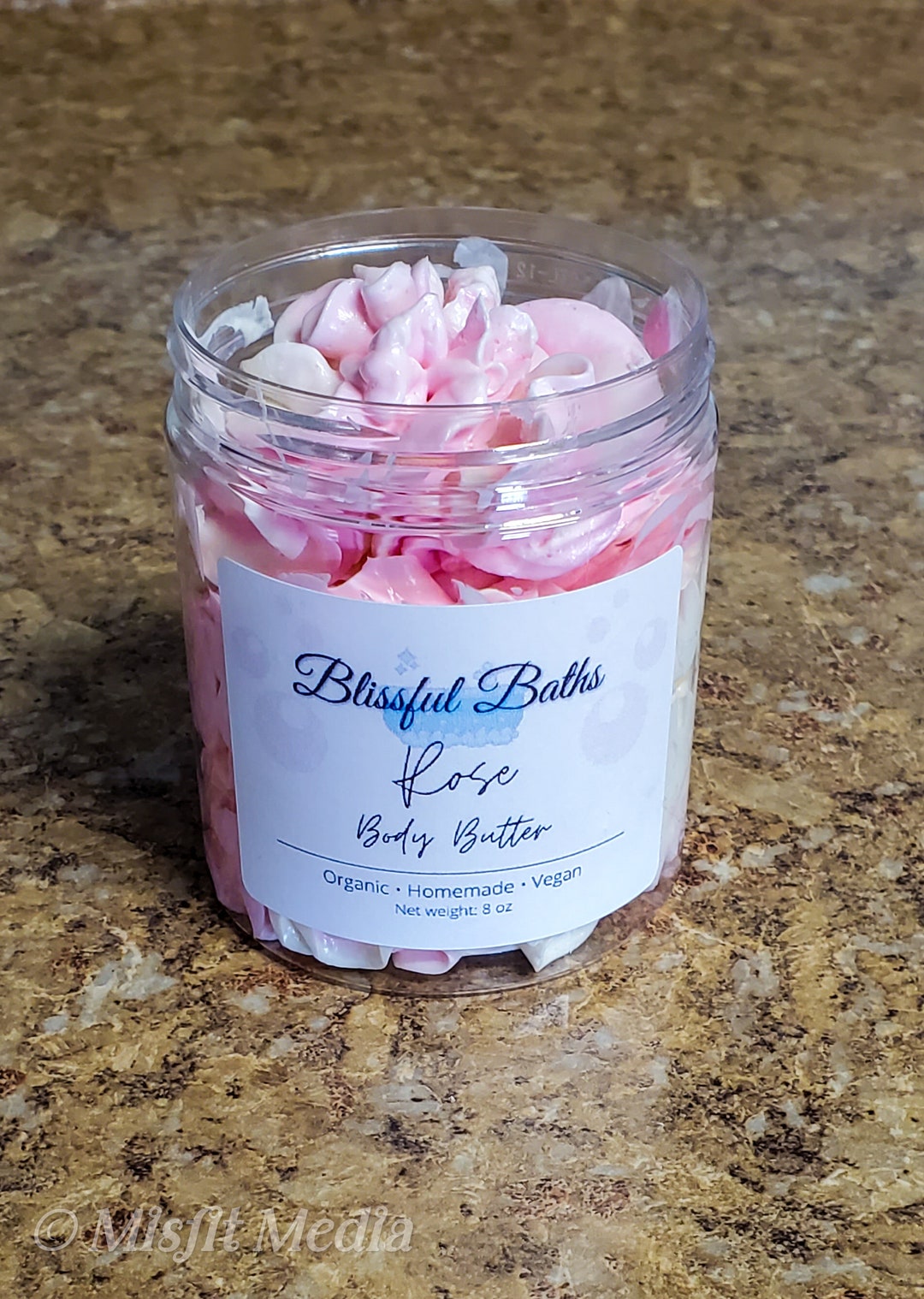 Organic Rose Whipped Body Butter | Creamy Rose Body Butter | Whipped ...