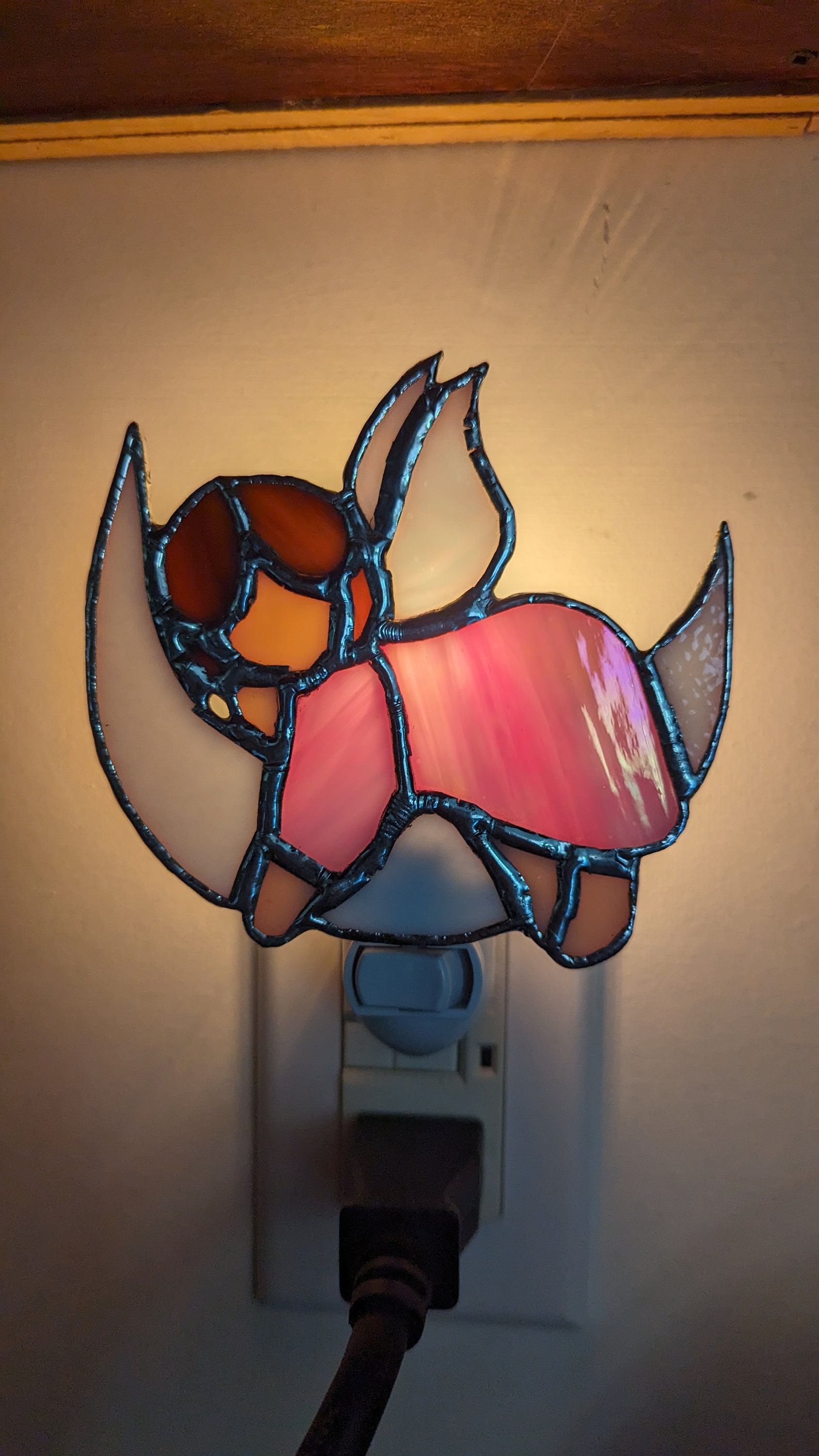 Stained Glass Angel/fairy Nightlight, Handmade, Not Painted - Etsy