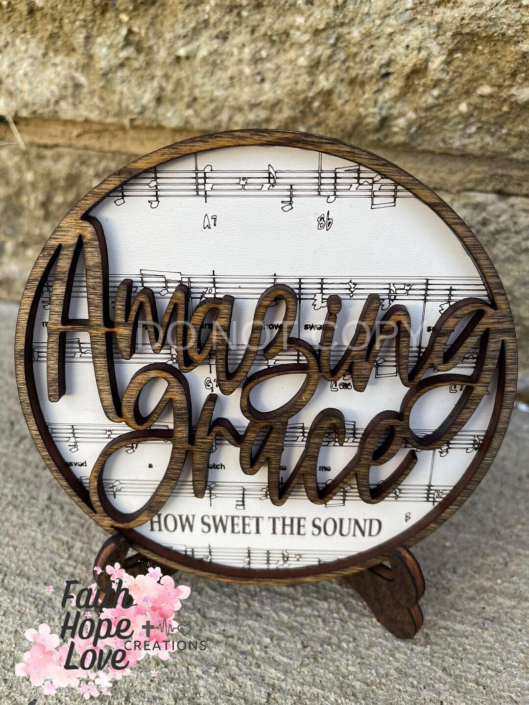 Amazing Grace Wooden Sign 2 Sizes Available - Etsy