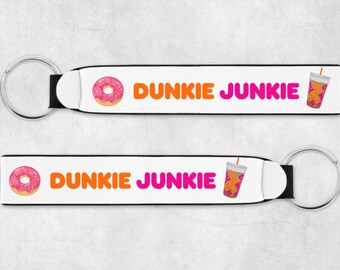 Dunkin Donuts Keychain - Etsy