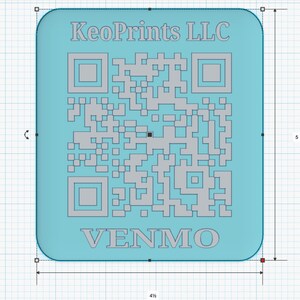 QR Code Placard - Personalized Advertising (5"x4.5") - Etsy