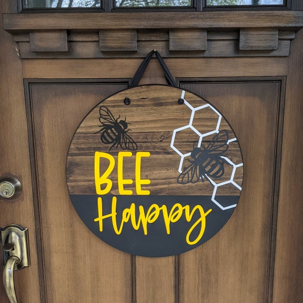 Bee Door Sign - Etsy