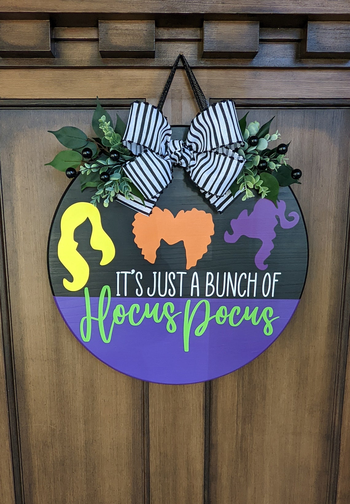 Welcome Door Hanger Halloween Door Hanger Door Hanger Hocus - Etsy