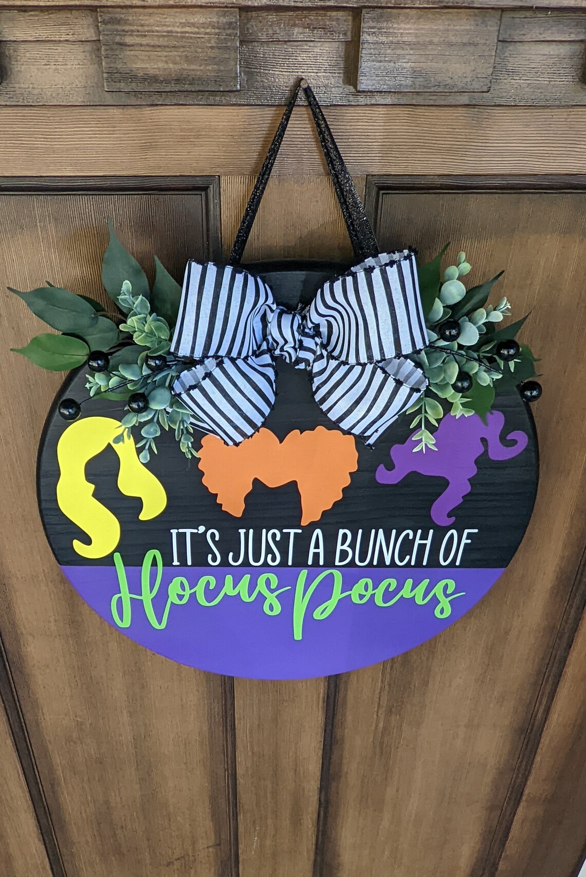 Welcome Door Hanger Halloween Door Hanger Door Hanger Hocus - Etsy