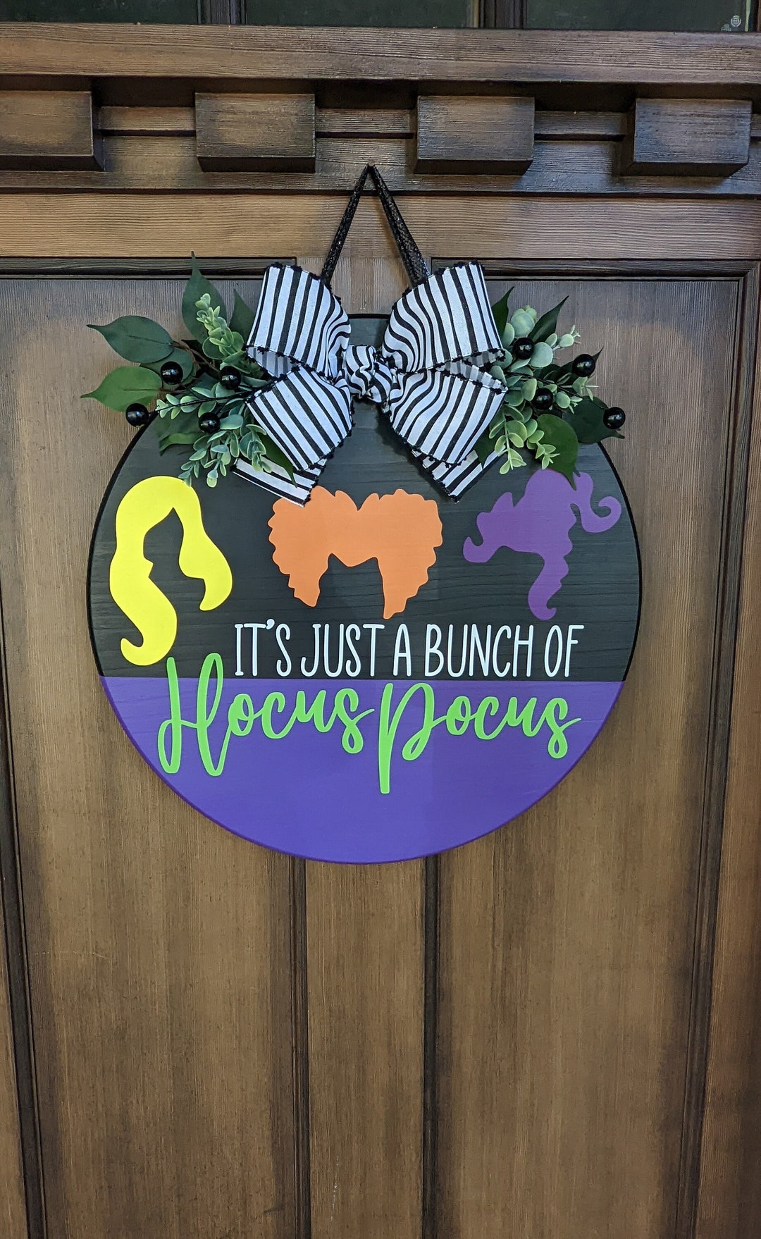Welcome Door Hanger, Halloween Door Hanger, Door Hanger, Hocus Pocus ...