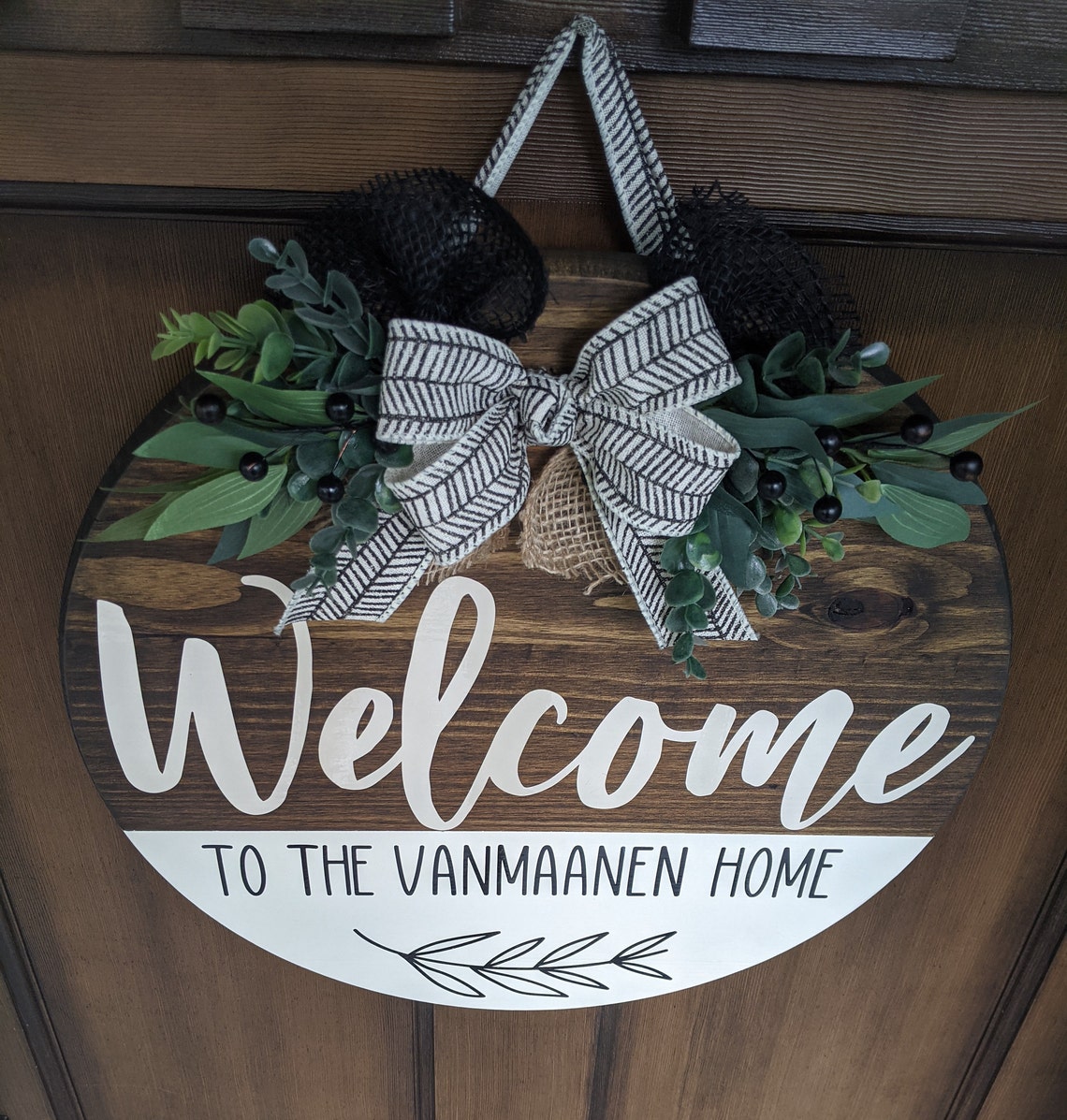 Welcome Door Sign Personalized Door Sign Personalized - Etsy