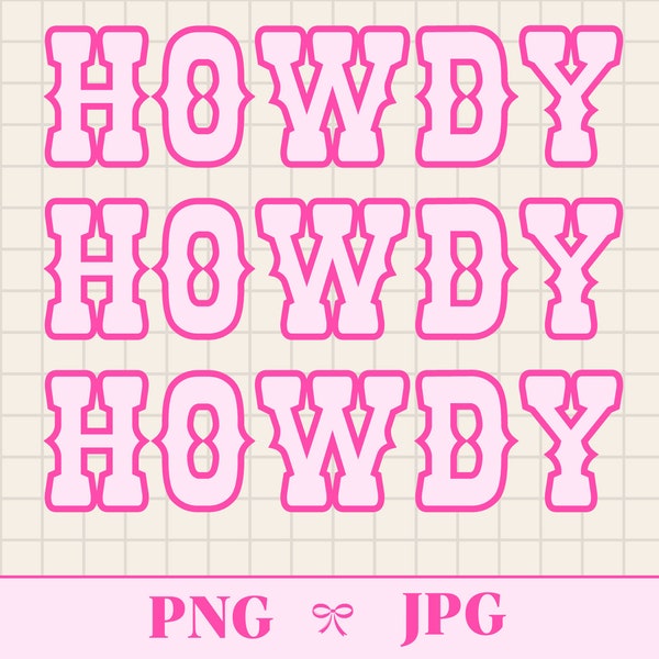 Howdy Png - Etsy Canada