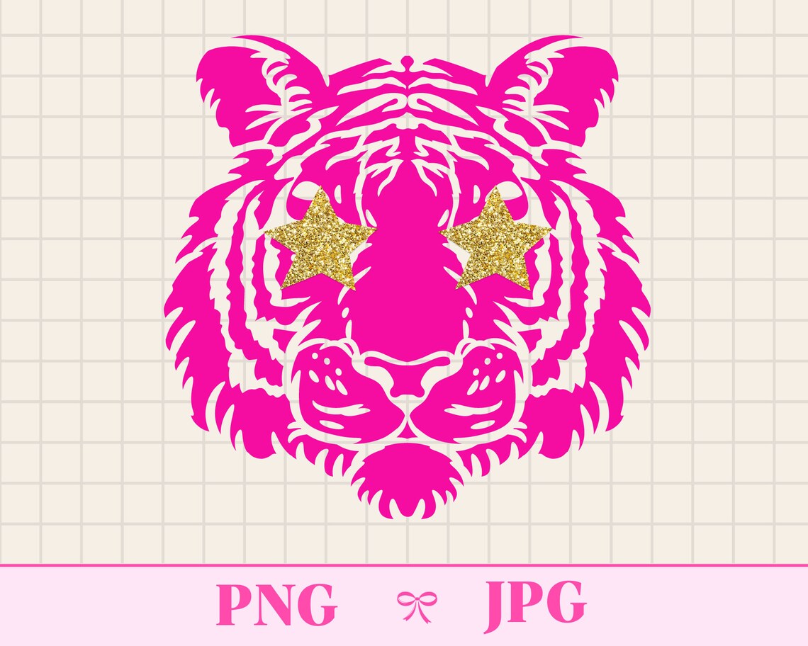 Preppy Graphic Trendy Png Preppy Sublimation Preppy Tiger - Etsy