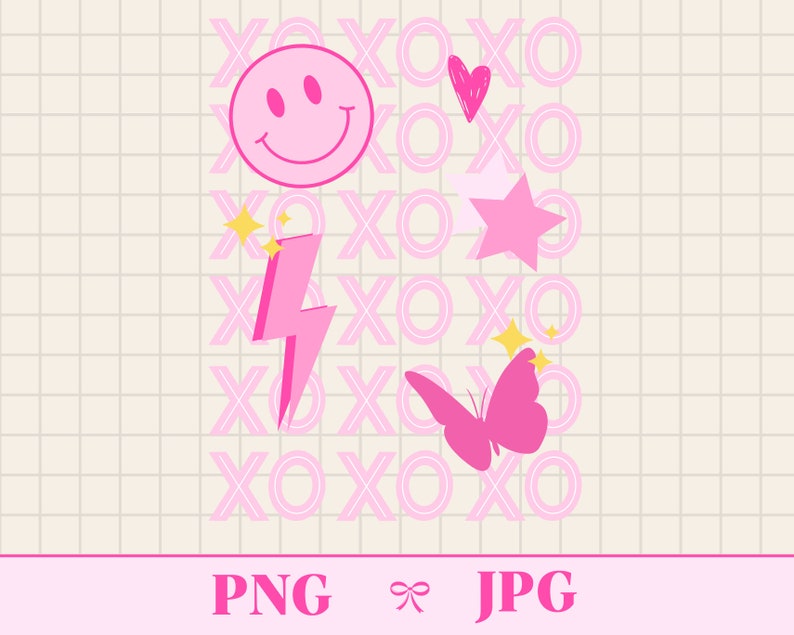 Preppy Full Shirt Png, Xoxo Png, Valentine's Day Png, Preppy ...