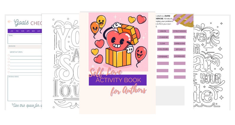Self-love Activity Book - Etsy