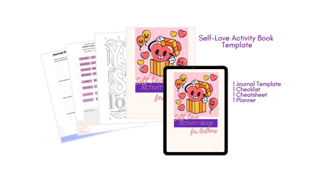 Self-love Activity Book - Etsy