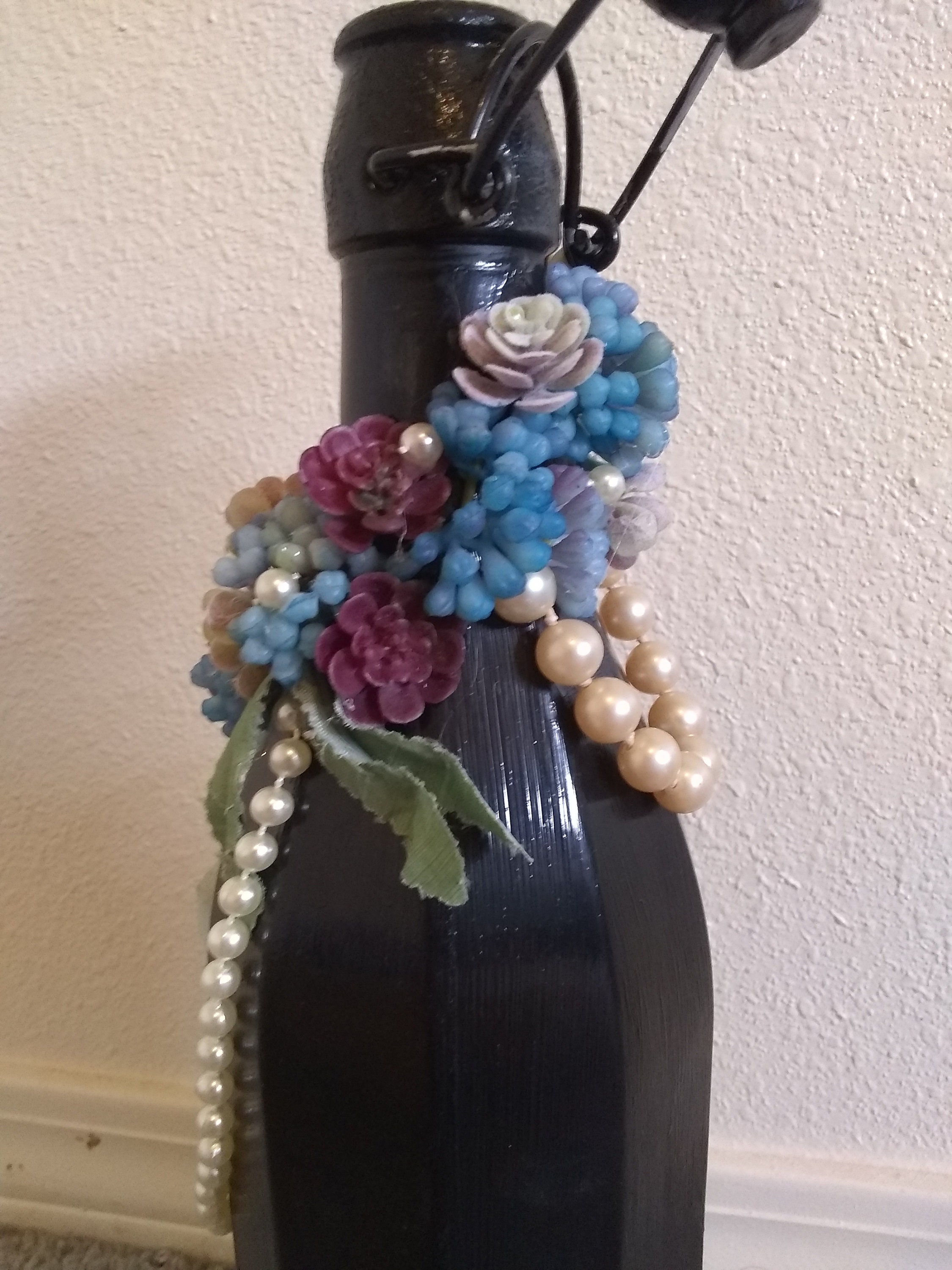 Handmade Decorated Bottle - Etsy