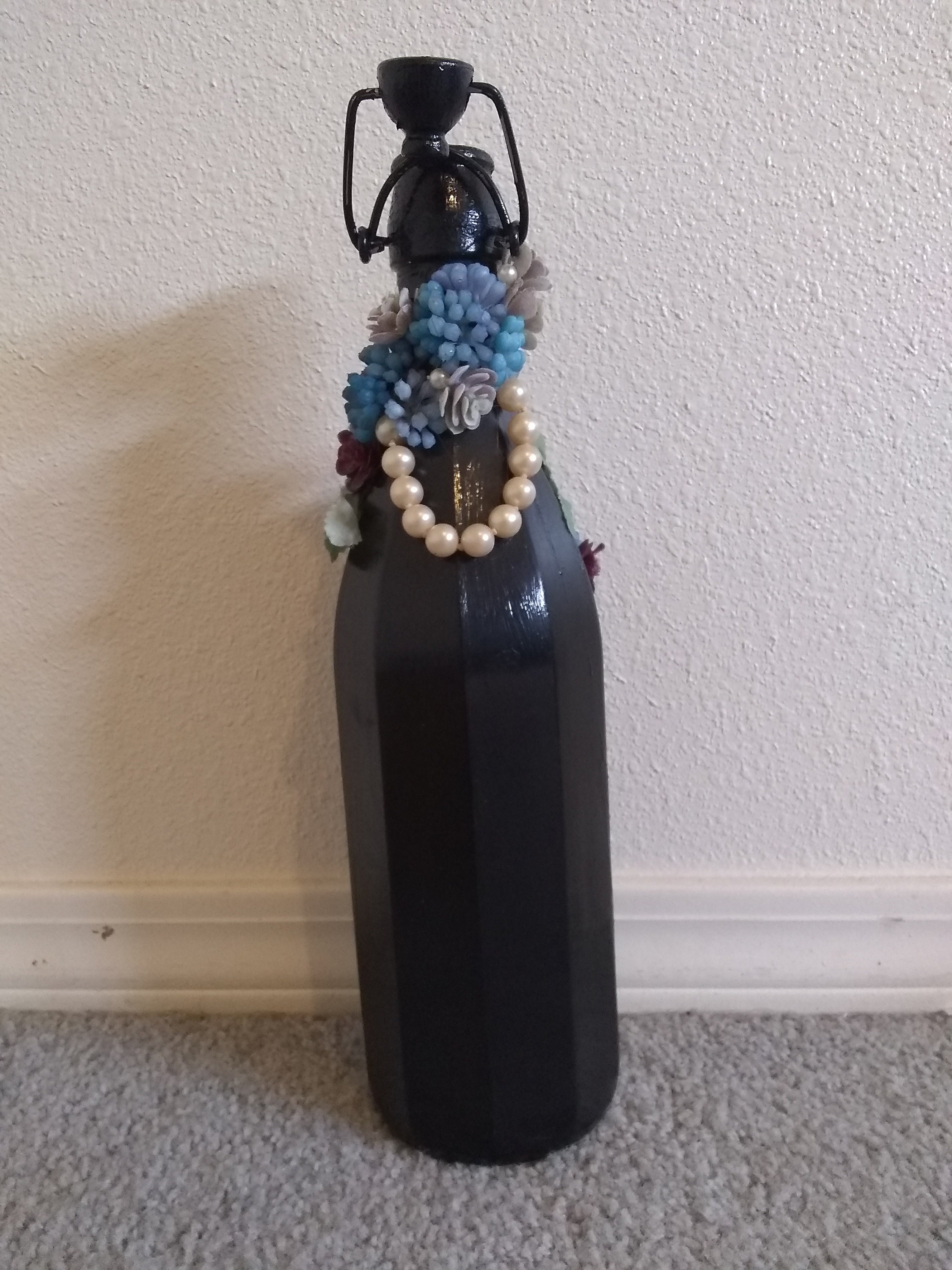 Handmade Decorated Bottle - Etsy