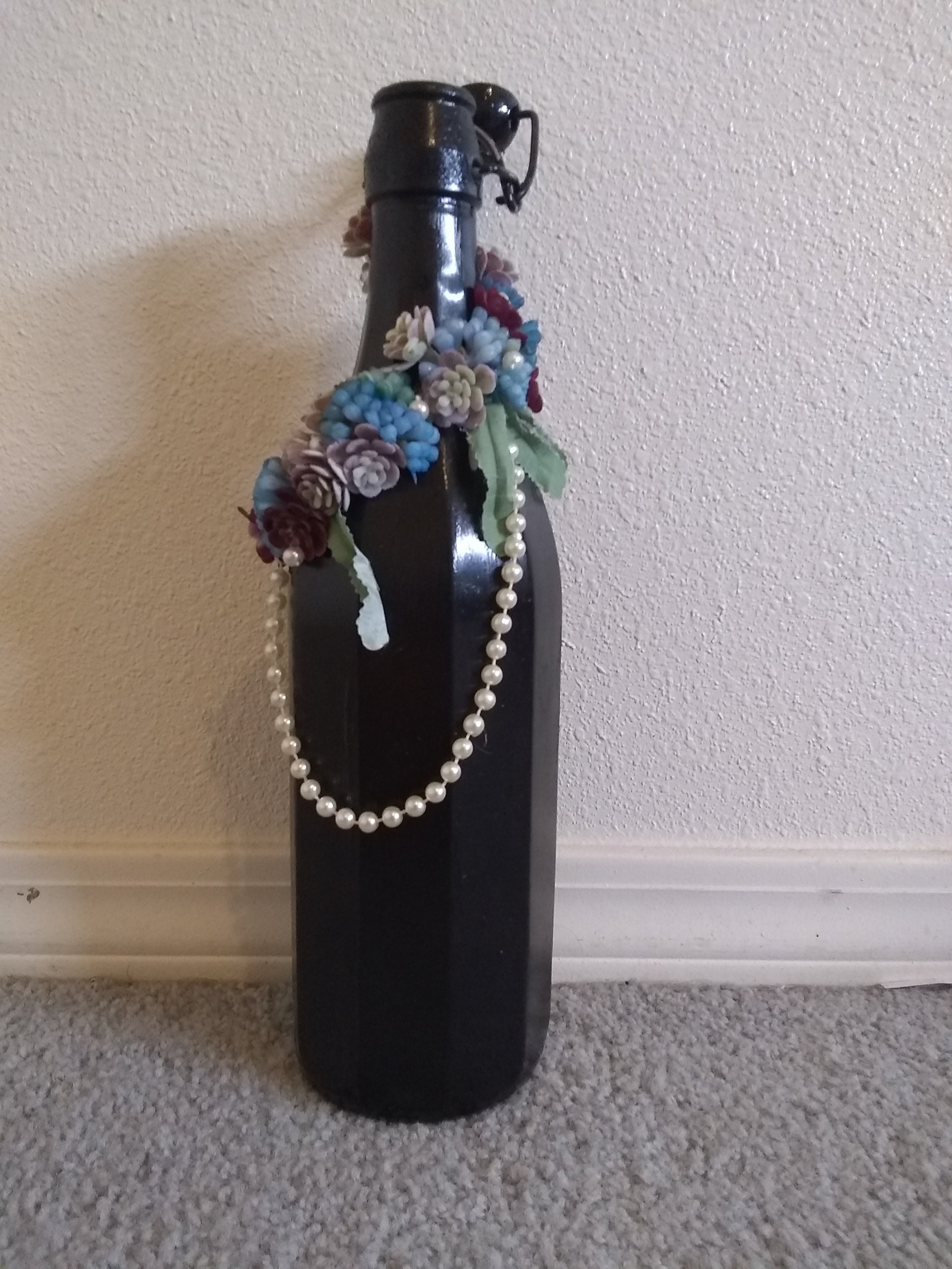Handmade Decorated Bottle - Etsy