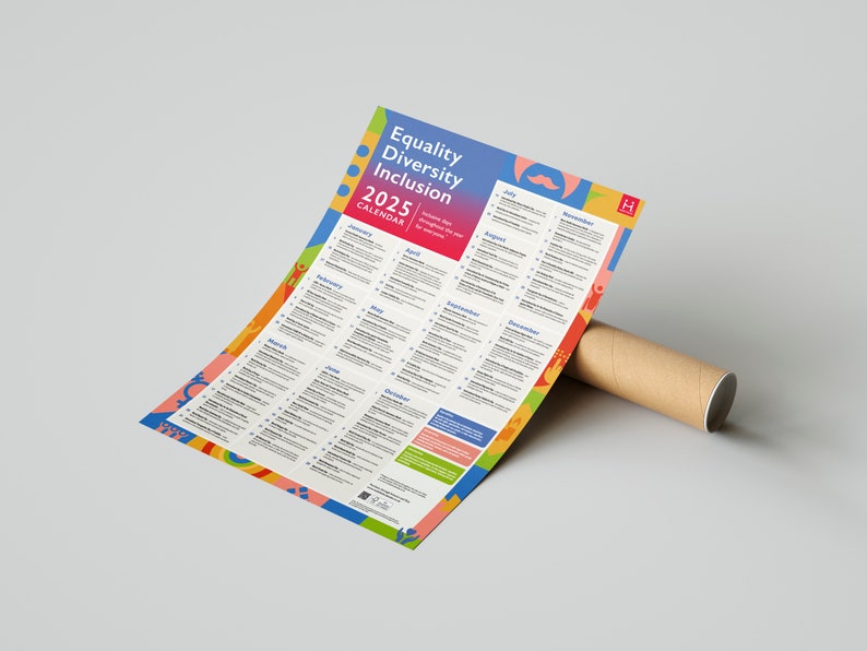 Equality Diversity Inclusion (EDI) Calendar 2025 | A2 Poster | Planner ...
