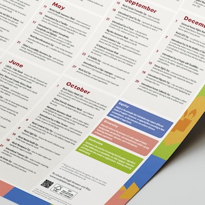 Equity Diversity Inclusion (EDI) Calendar 2026 | A2 Poster | Planner - Etsy UK