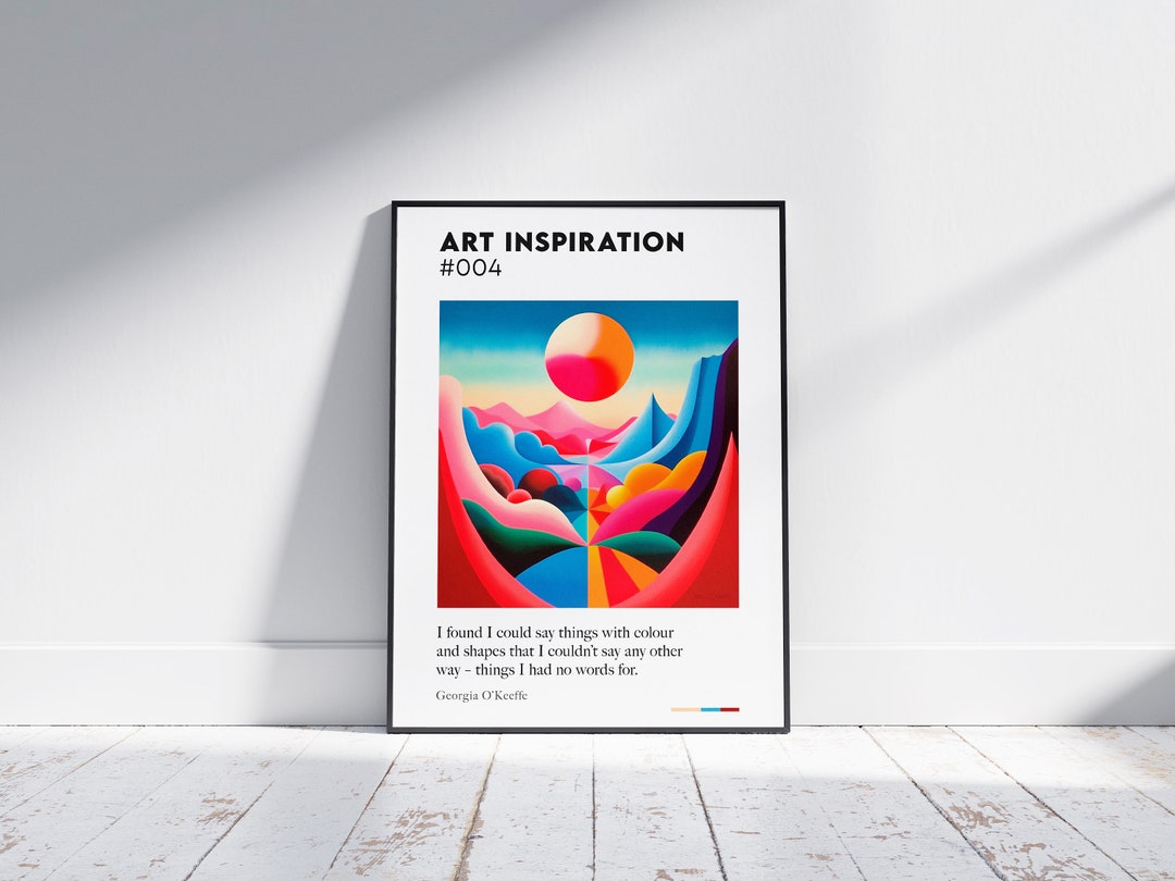 Artistic Quote Poster No. 4 Inspirational Resource - Etsy