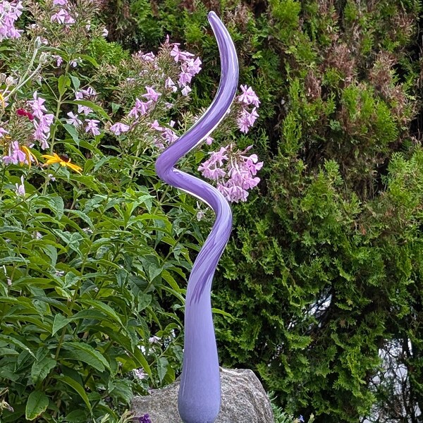 Glass Yard Sculpture - Etsy