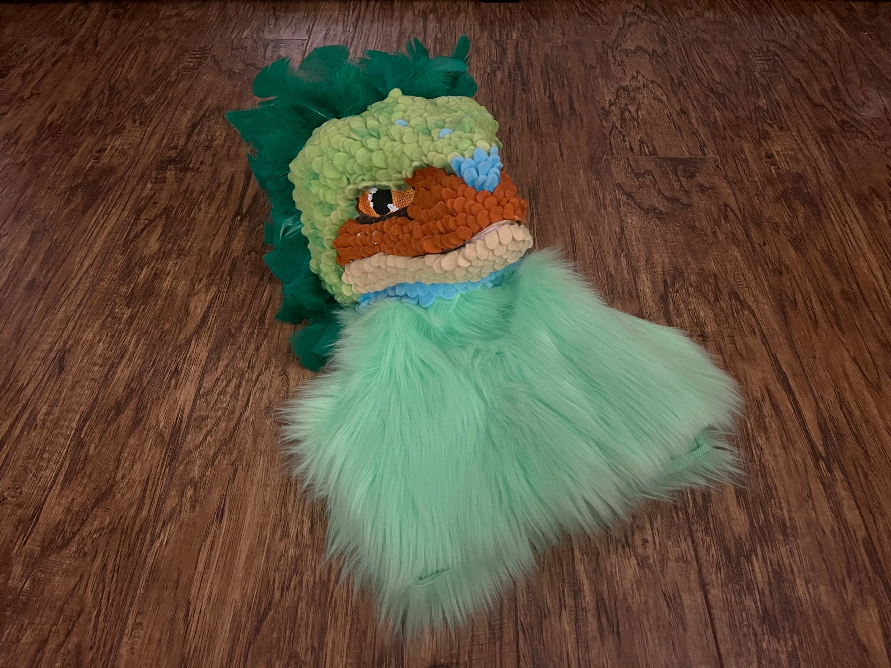 Pre-made Spring Fever Dino Mask - READ DESC - Etsy
