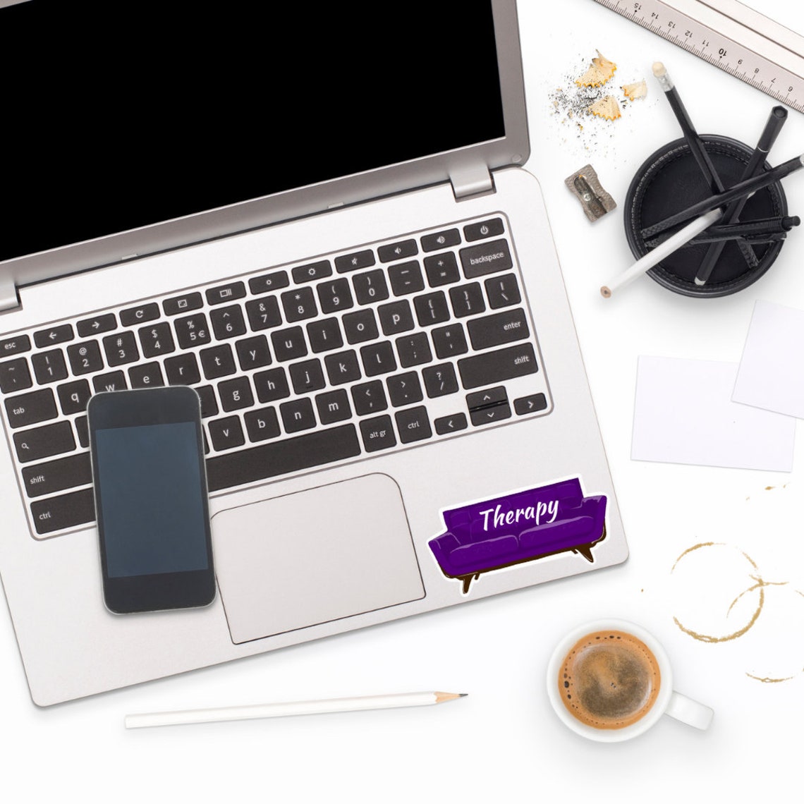 Therapist Couch Sticker | Therapy Sticker| Mental Health Vinyl ...