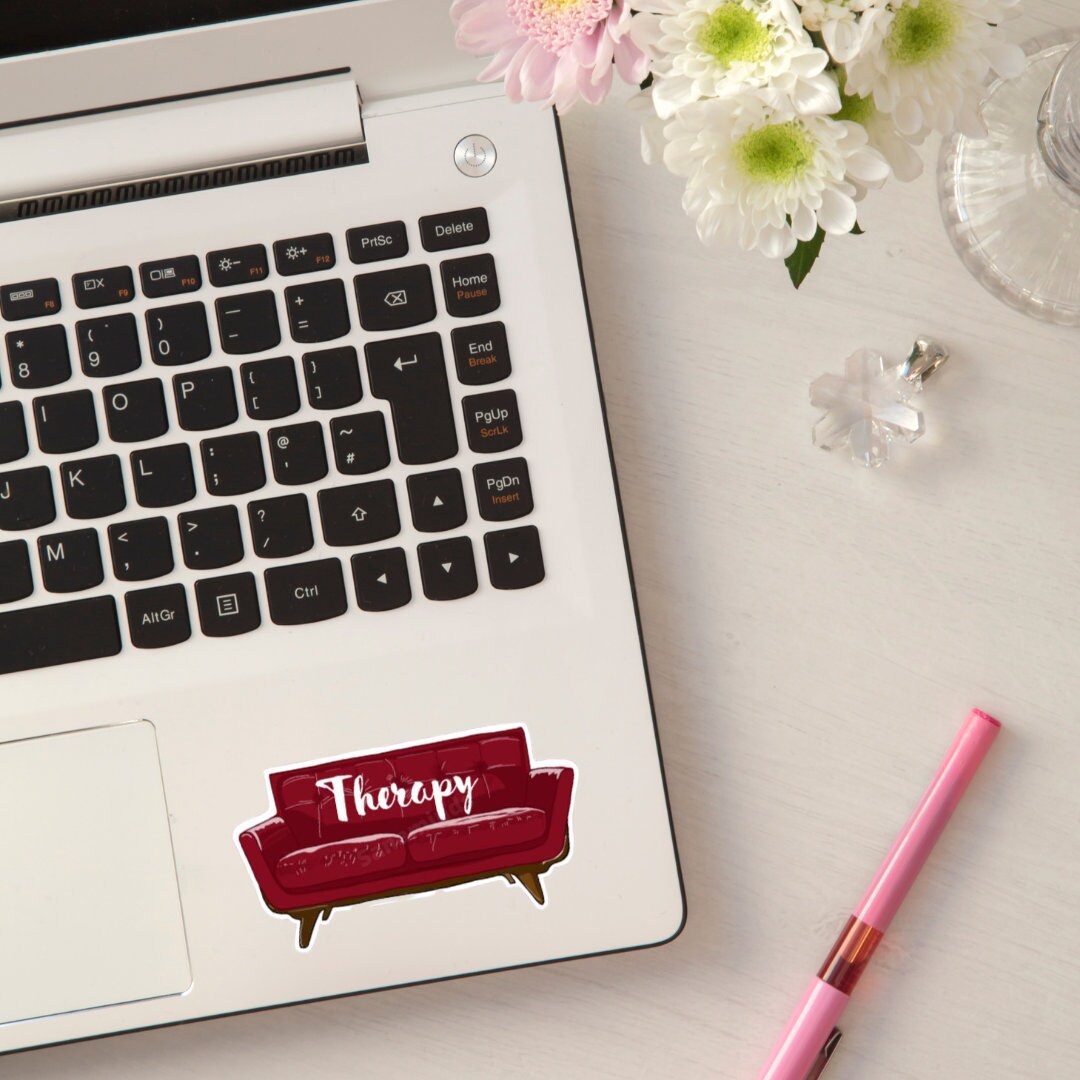 Therapist Couch Sticker Therapy Sticker Mental Health Vinyl - Etsy