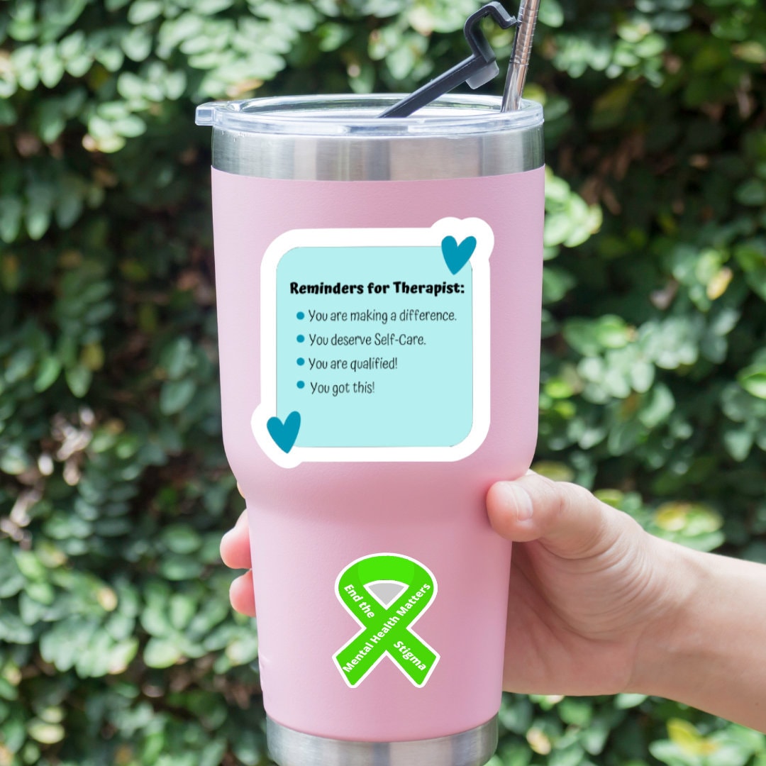 Reminders for Therapist Vinyl Sticker | Therapist Appreciation Gift - Etsy