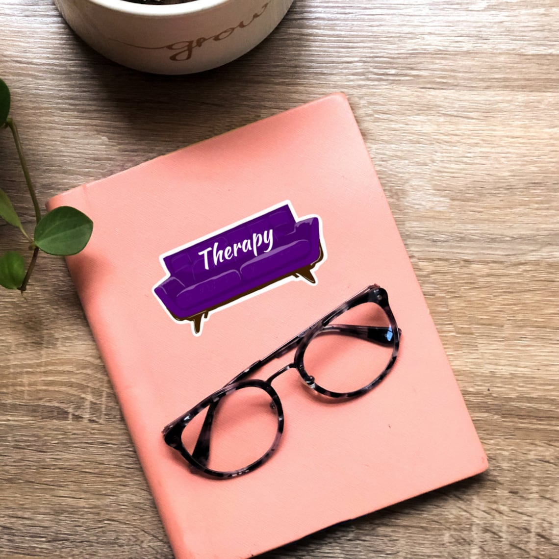Therapist Couch Sticker | Therapy Sticker| Mental Health Vinyl ...