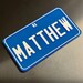 Custom Novelty Number Plate / License Plate 90mm X 50mm | Mirrored ...