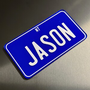 Custom Novelty Number Plate / License Plate 90mm X 50mm | Mirrored ...