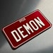 Custom Novelty Number Plate / License Plate 90mm X 50mm | Mirrored ...