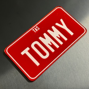 Custom Novelty Number Plate / License Plate 90mm X 50mm | Mirrored ...