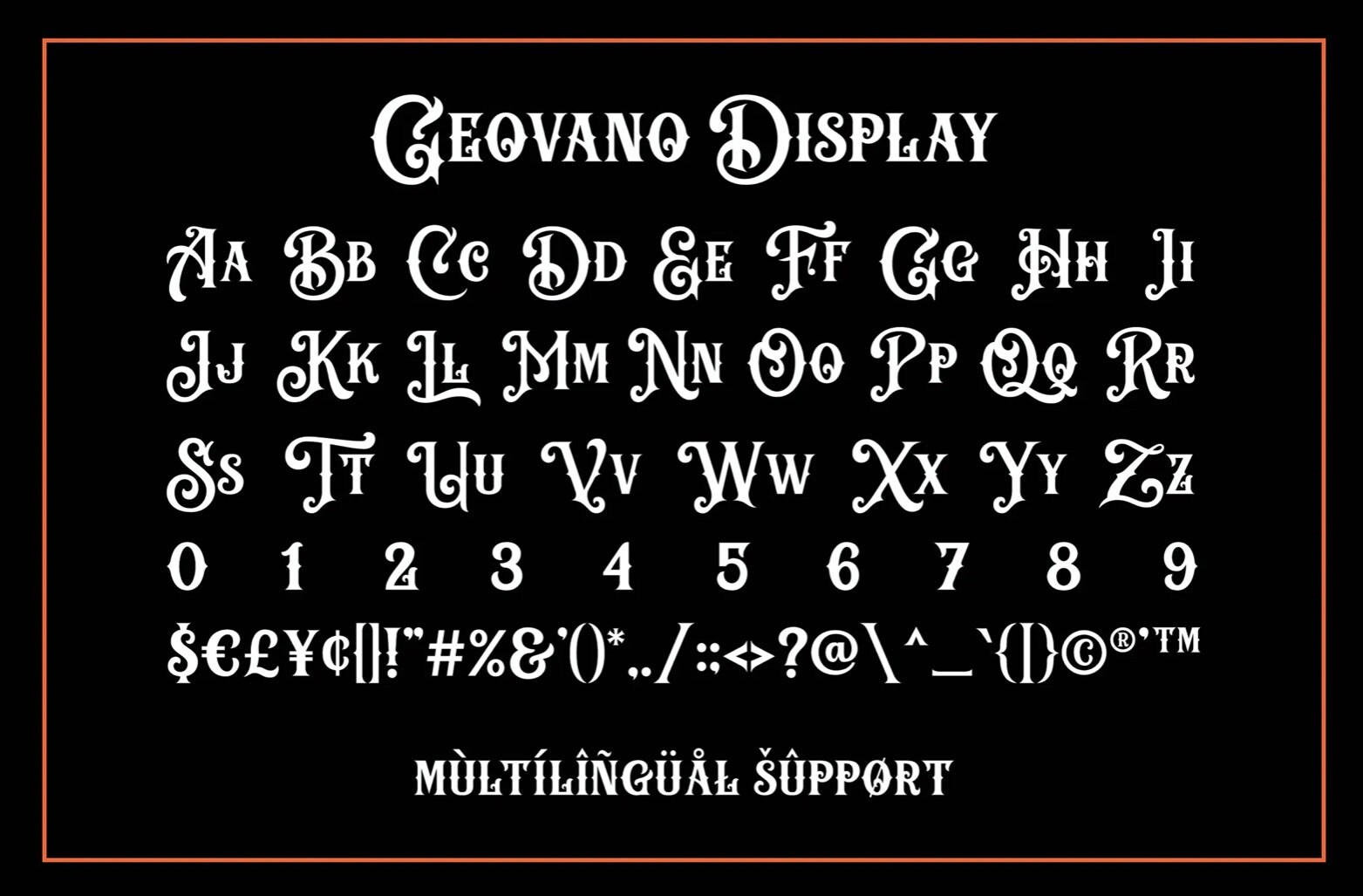 4 Styles Display Font Vintage Letters and More - Etsy