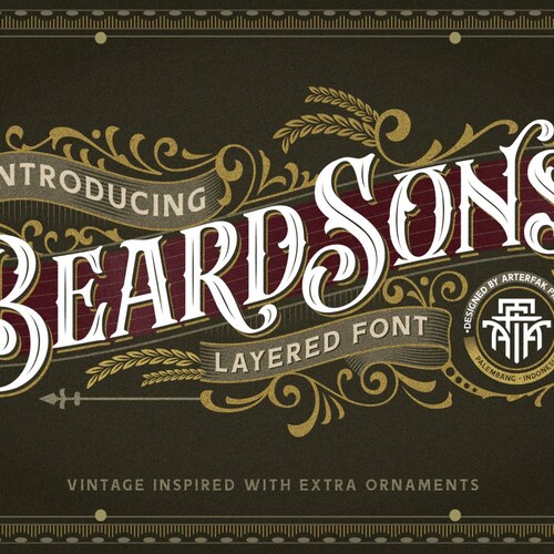 Tattoo Font Fancy Classic Lettering - Etsy