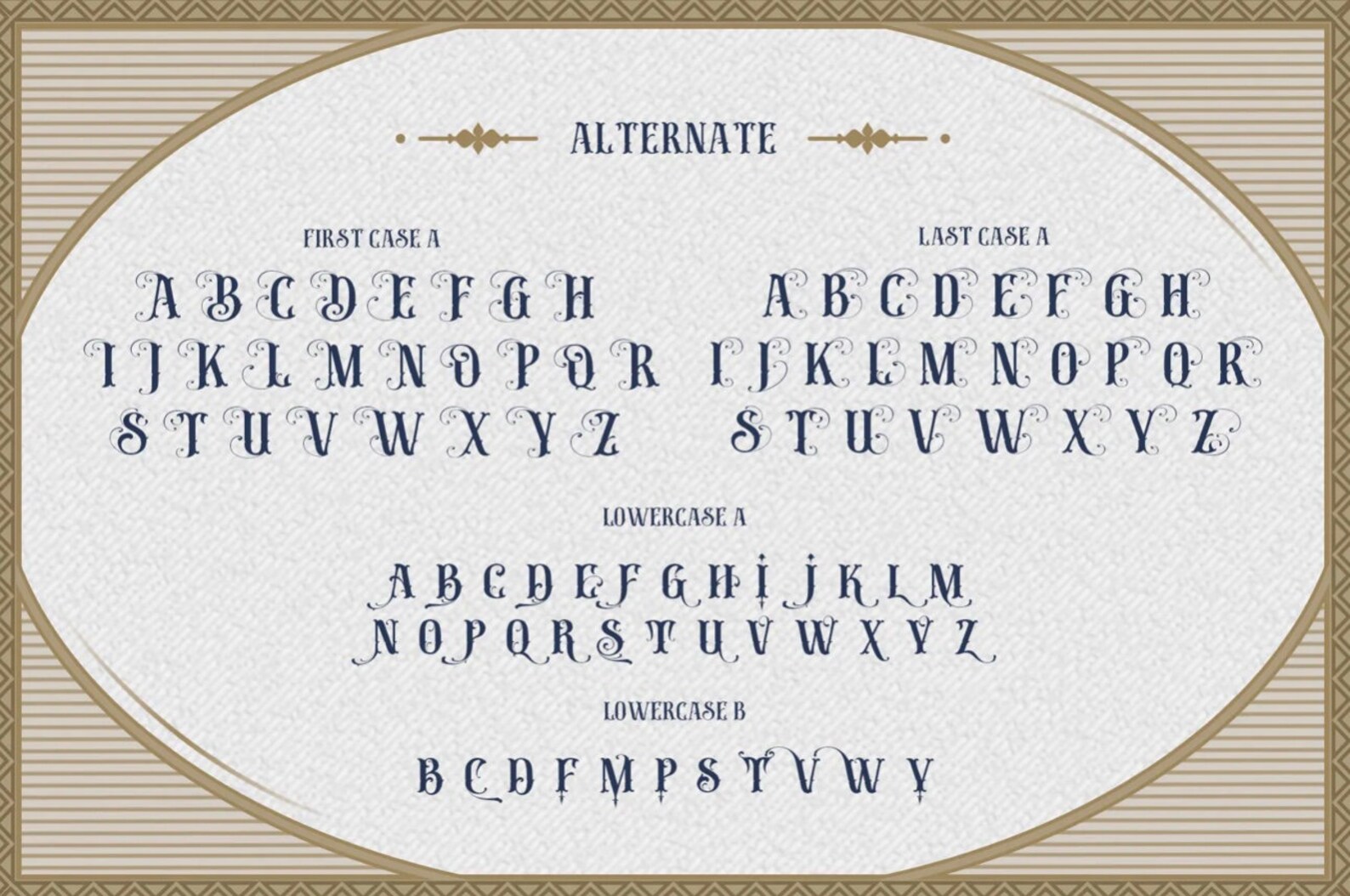 Western Classic Victorian Font Tattoo Script Vintage Style - Etsy