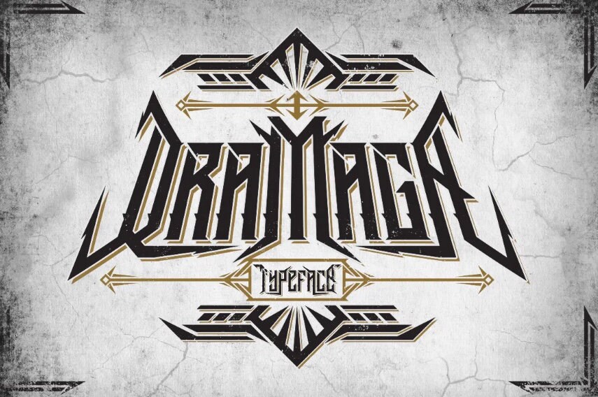 Metal Rock Font - Etsy