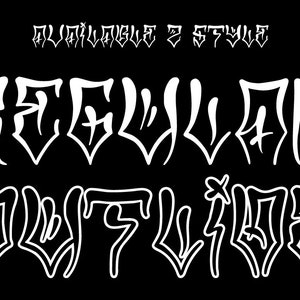 NEW!!! Teenage Riot is a Display Font * Chicano Letters * Otf & Ttf ...