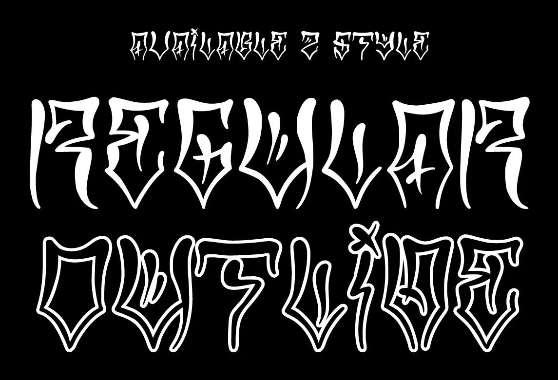 NEW Teenage Riot is a Display Font Chicano Letters Otf & Ttf File - Etsy