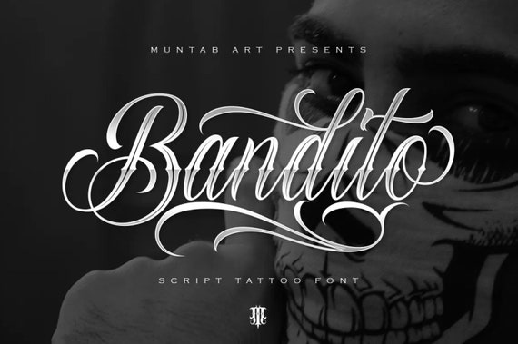 Bandito Cursive Fonts Including Swashes OTF TTF File - Etsy