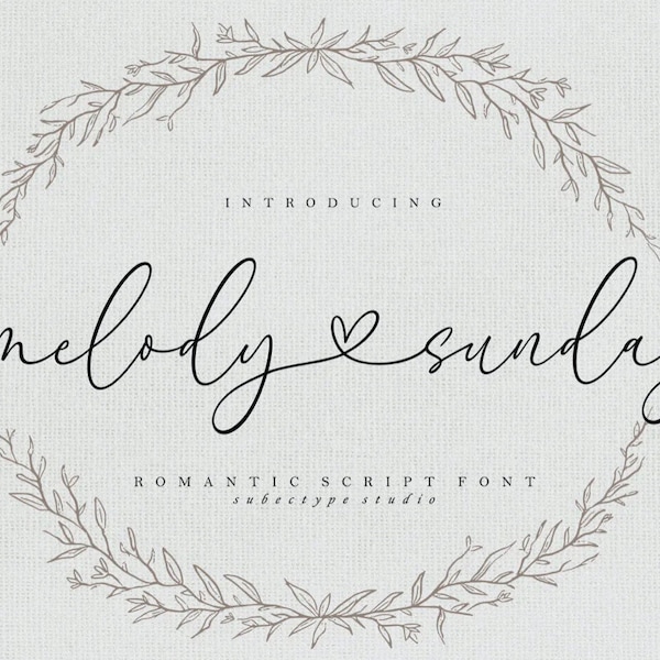 Calligraphy Font - Etsy