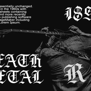 NEW *broken Chains Font Blackletter Mixed With Modern Style Old English ...