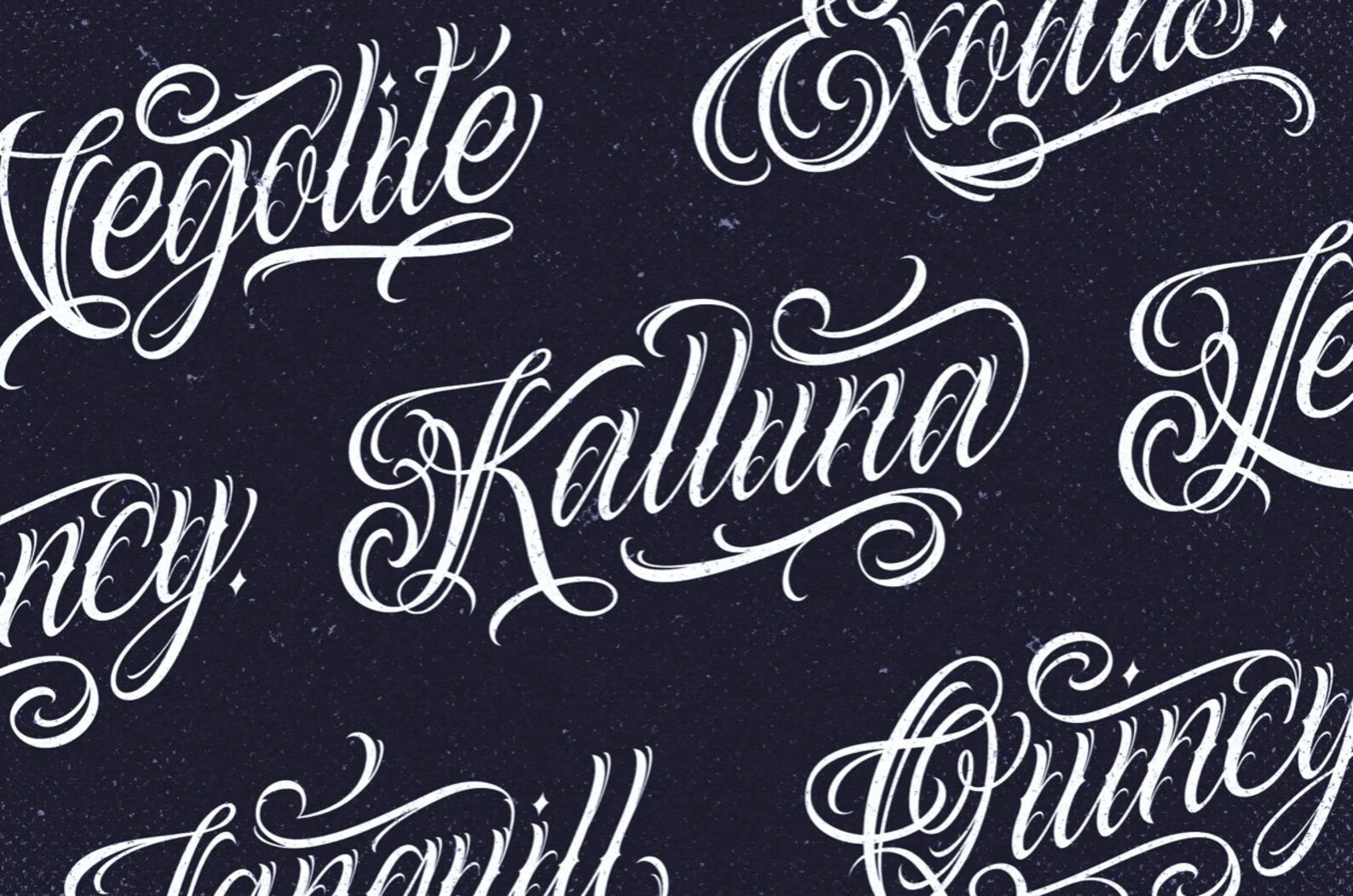 ALEVATTROS Tattoo Style Script Otf/ttf Fancy Script Tattoo - Etsy