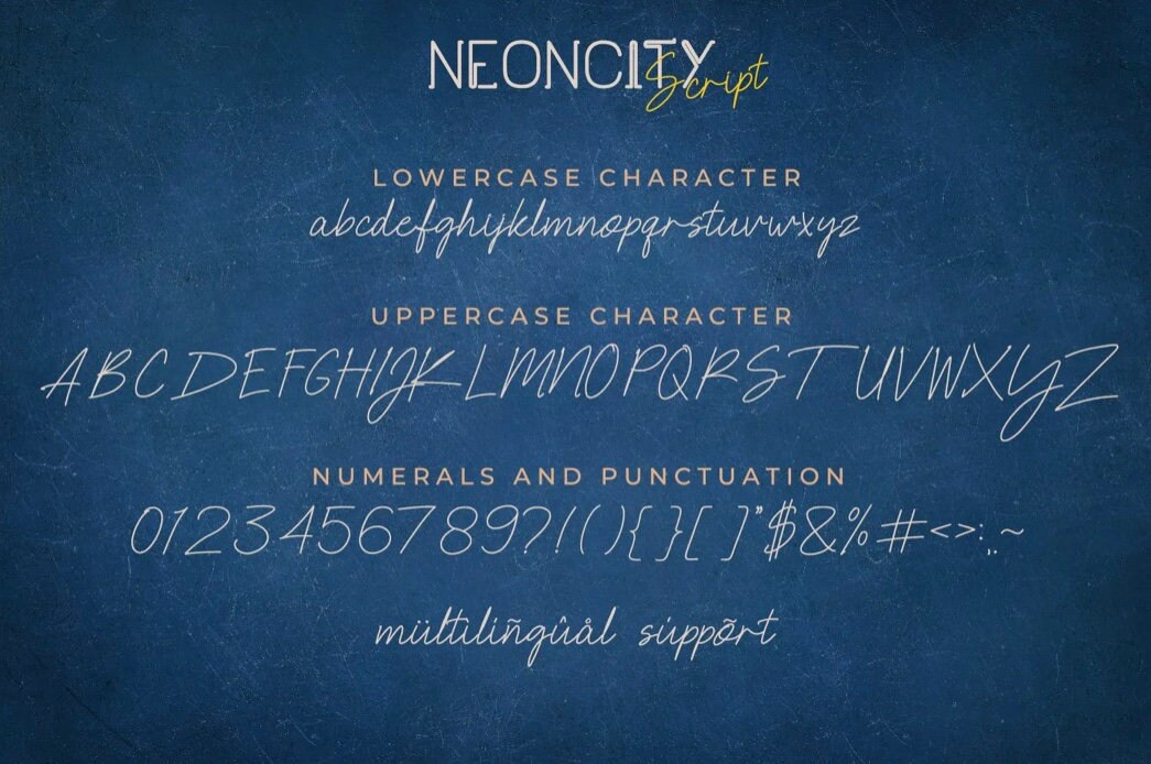 Neoncity Bold & Fresh Font With A Vintage Feel OTF TTF NEON Font - Etsy