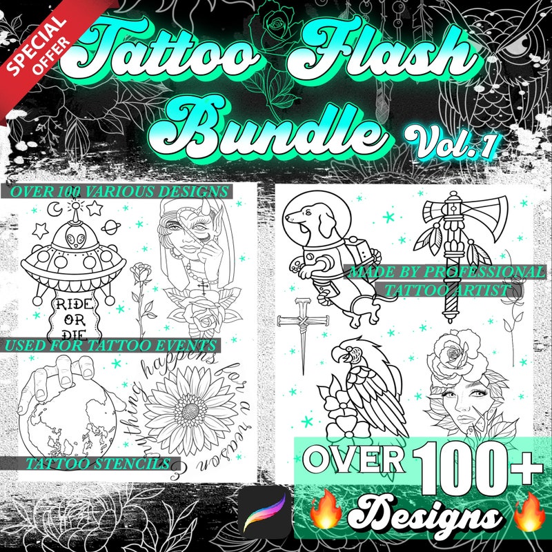 Tattoo Flash - Etsy